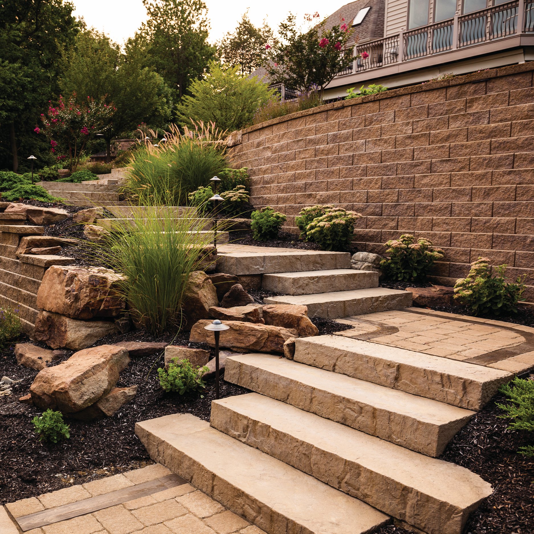 7 unique ways to incorporate stone steps into your landscape design